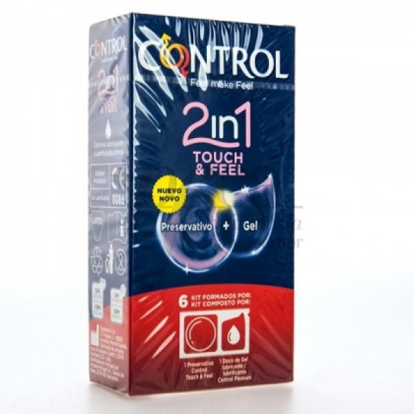 Control Preservativos Touch Feel 2 In 1 Lube Gel - jotuncor.com