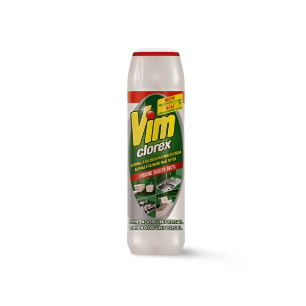 Vim Clorex limpiador polvo 750gr Desengrasante limón - jotuncor.com