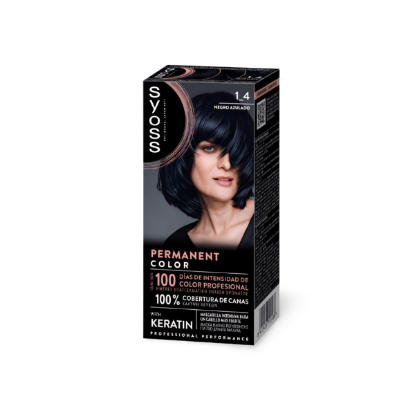 Tinte Colorante con Keratina de Syoss 1_4 Negro Azul - jotuncor.com